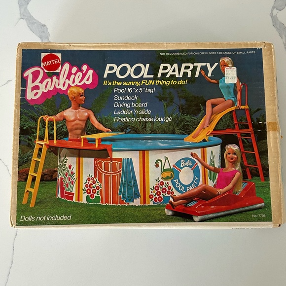 Barbie | Toys | Vtg 73 Barbie Doll Pool Party Swimming Pool Usa ...